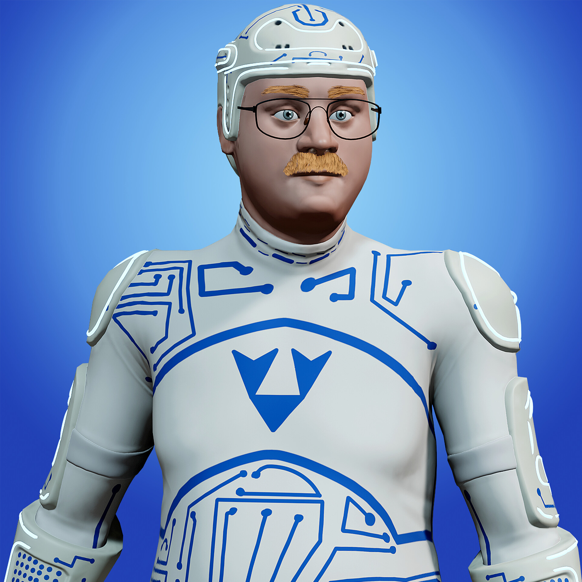 ArtStation - Tron Guy (Game ready)