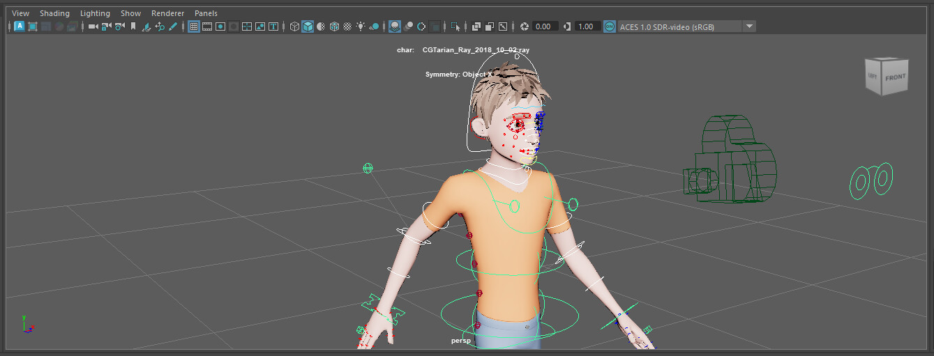 ArtStation - 3D Animation_Ray_WalkCycle 01
