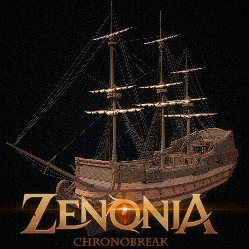 ArtStation - Zenonia Sailing Ship