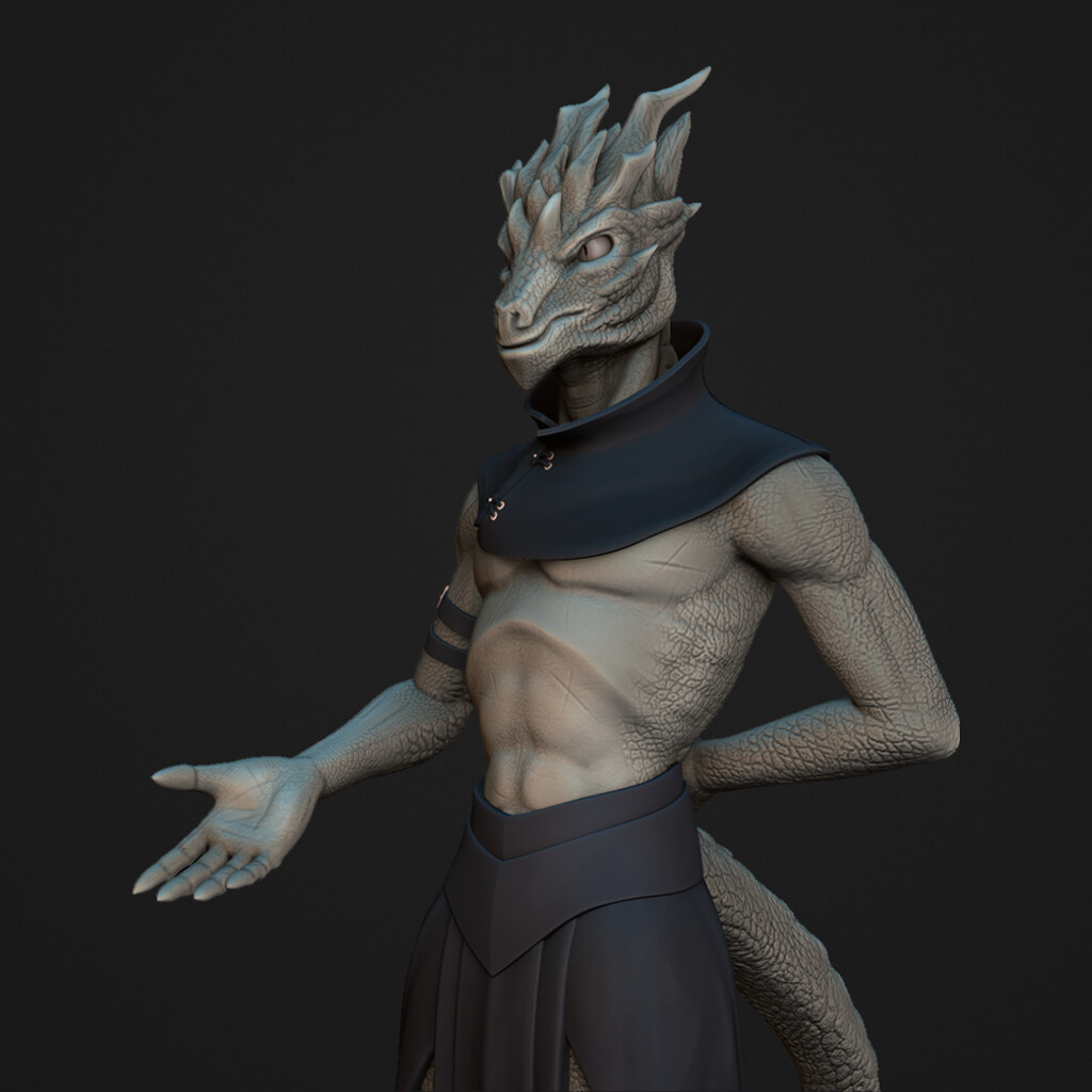 ArtStation - Stylized Desert Dragonite