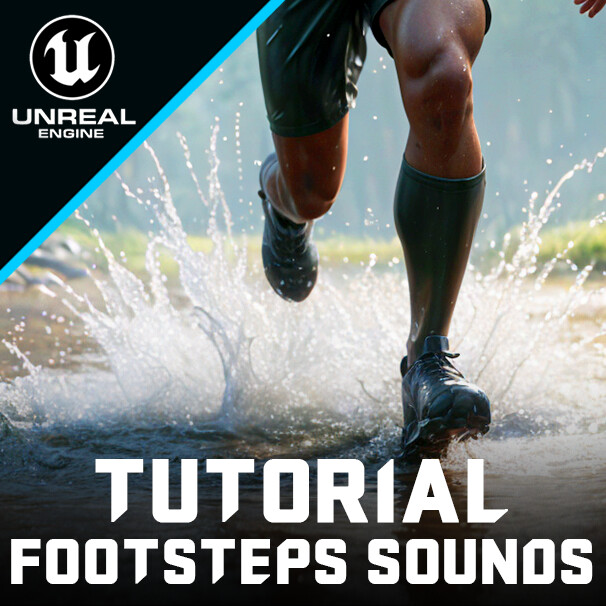 ArtStation - Auto Material Footsteps - Unreal Engine 5 Complete Tutorial