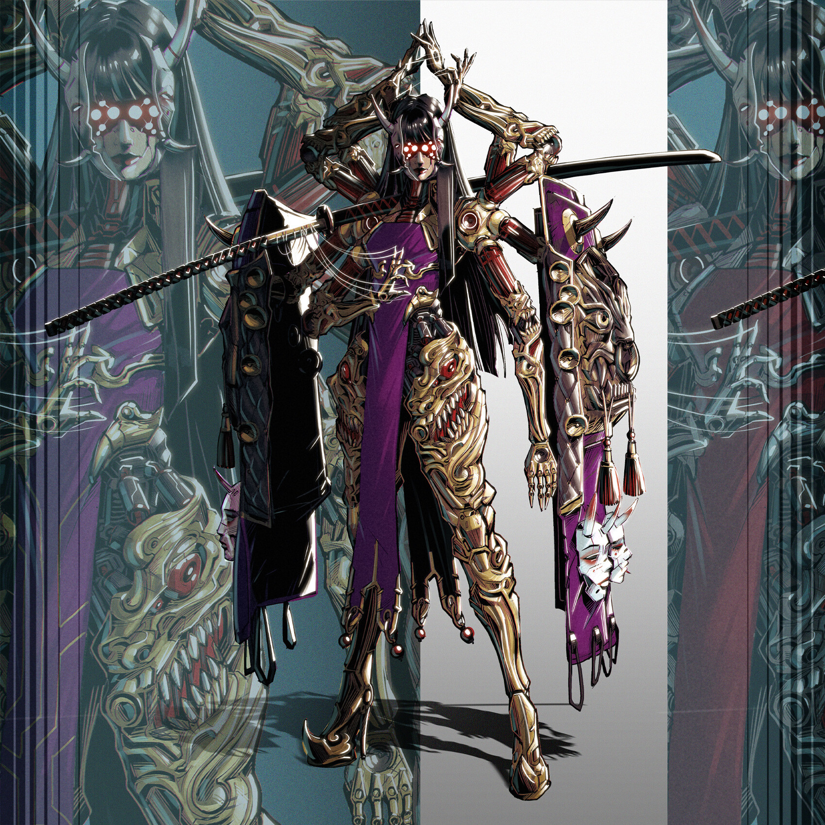 ArtStation - Jorōgumo. Comic Style Practice.