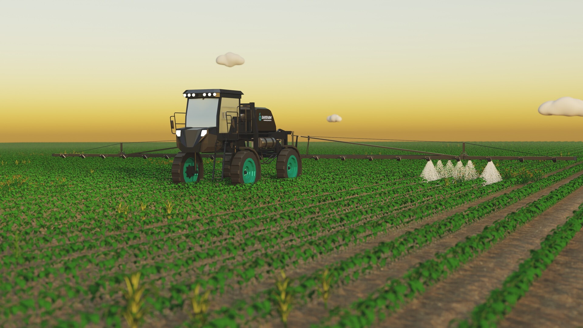 ArtStation - "Savefarm® - Selective Sprayer - Animation" - by Marcelo ...