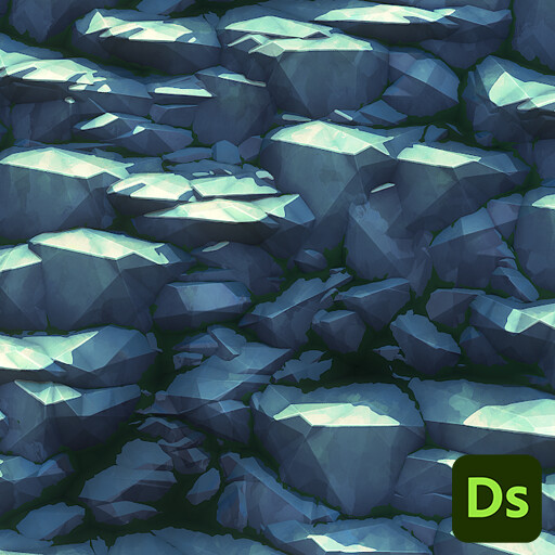 ArtStation - Stylized Rock - Substance Designer