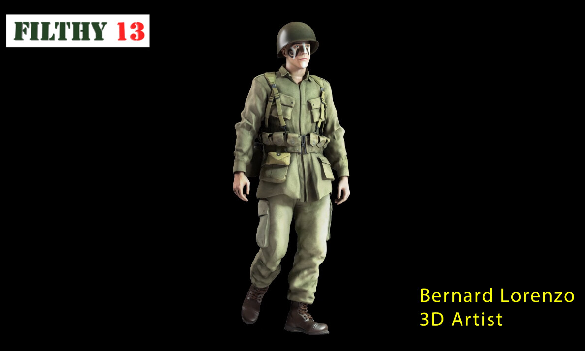 ArtStation - FILTHY 13 - Walk Cycle Animation