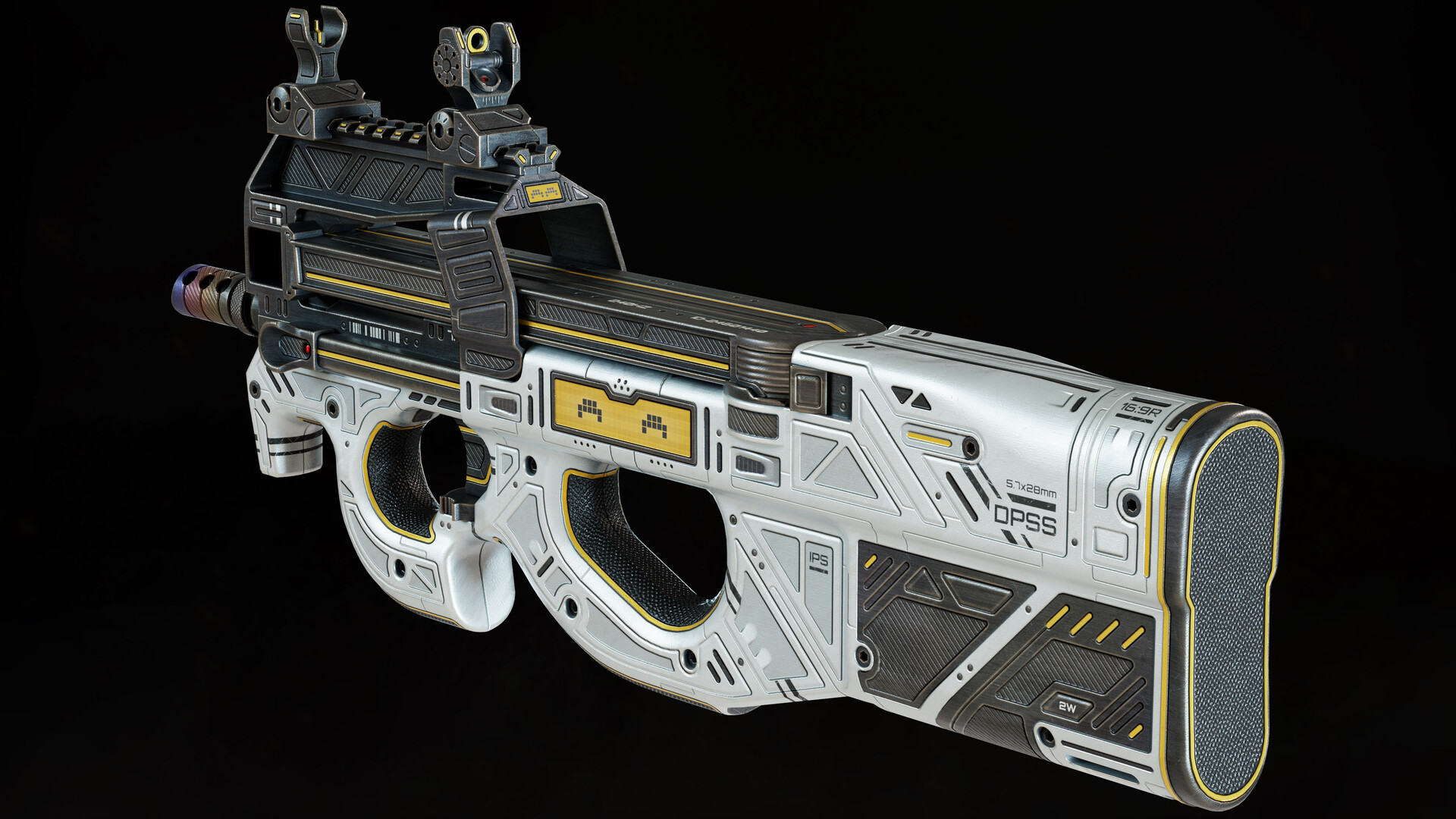 ArtStation - P90 CS2 Skin- 'Happiness'