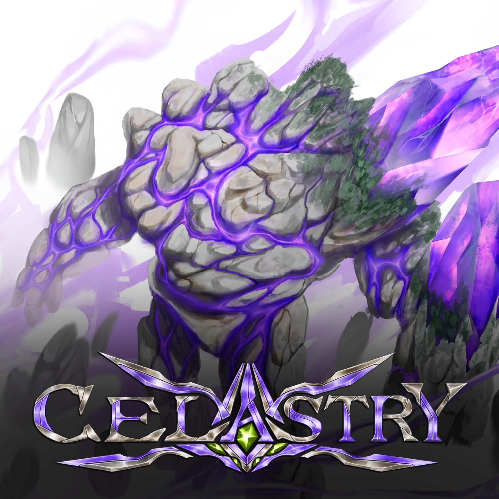 ArtStation - Celastry. Astrus Golem concept art. Personal fantasy ...
