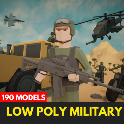 ArtStation - Low Poly Army