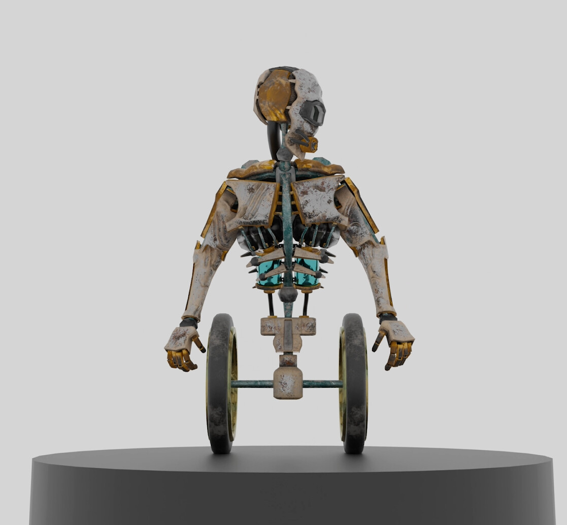 ArtStation - Animation Wheel Robot