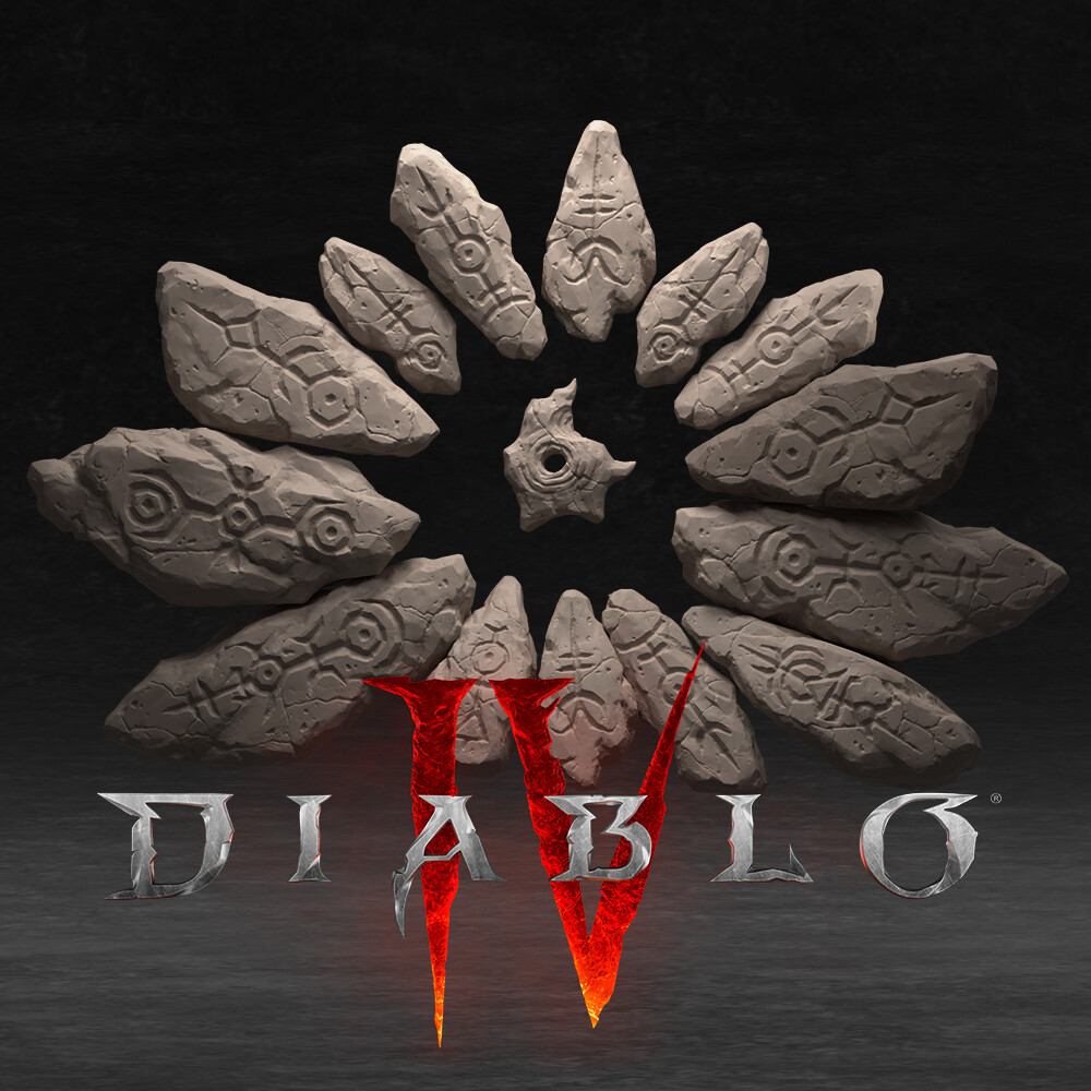 ArtStation - Diablo IV - Mage Hall Artifacts Spirit Stone