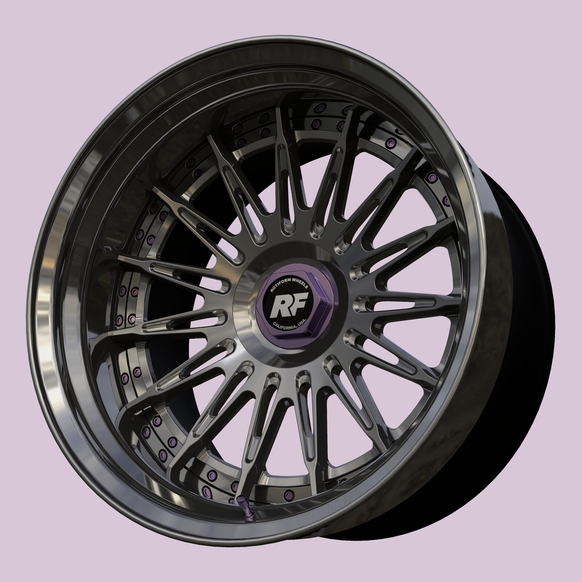 ArtStation - Rotiform NEK Rim/Wheel 3D Model