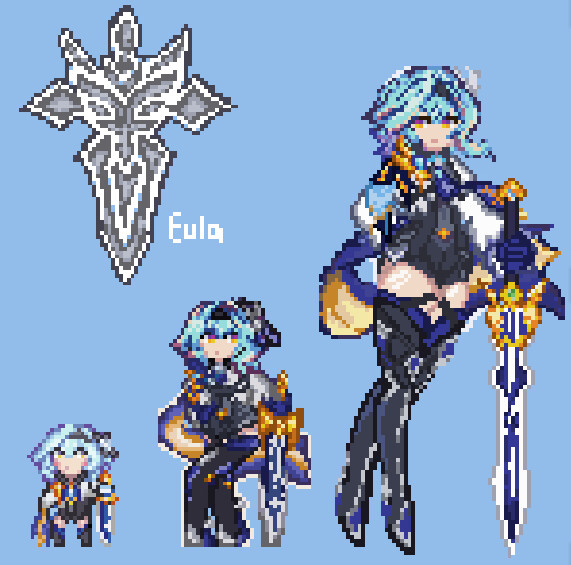 ArtStation - sprite artwork for an assignment