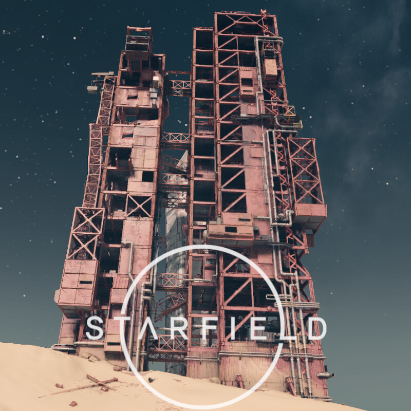 ArtStation - Starfield - NASA Launch Tower