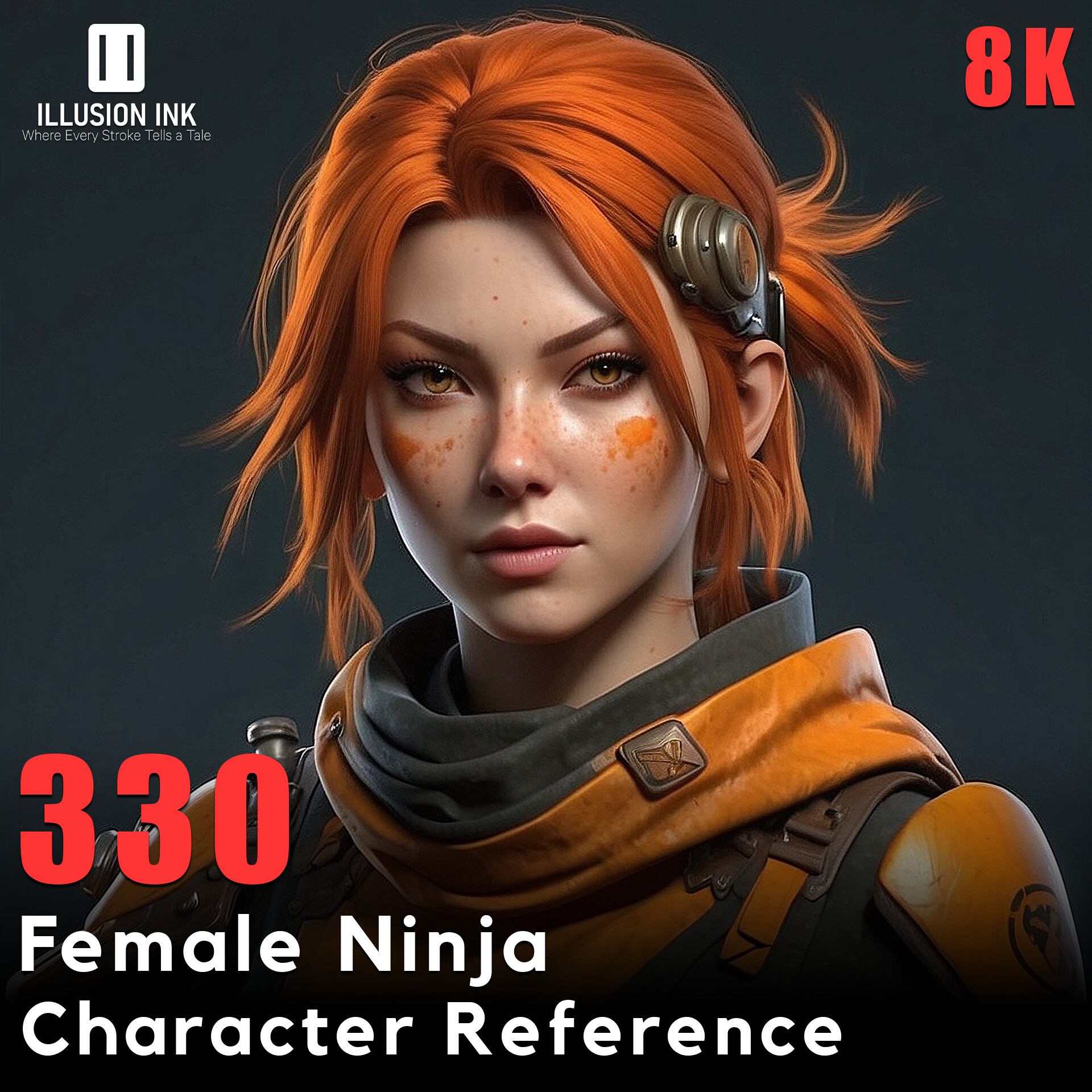 ArtStation - 330 Female Ninja Characters Reference Photos - Different ...