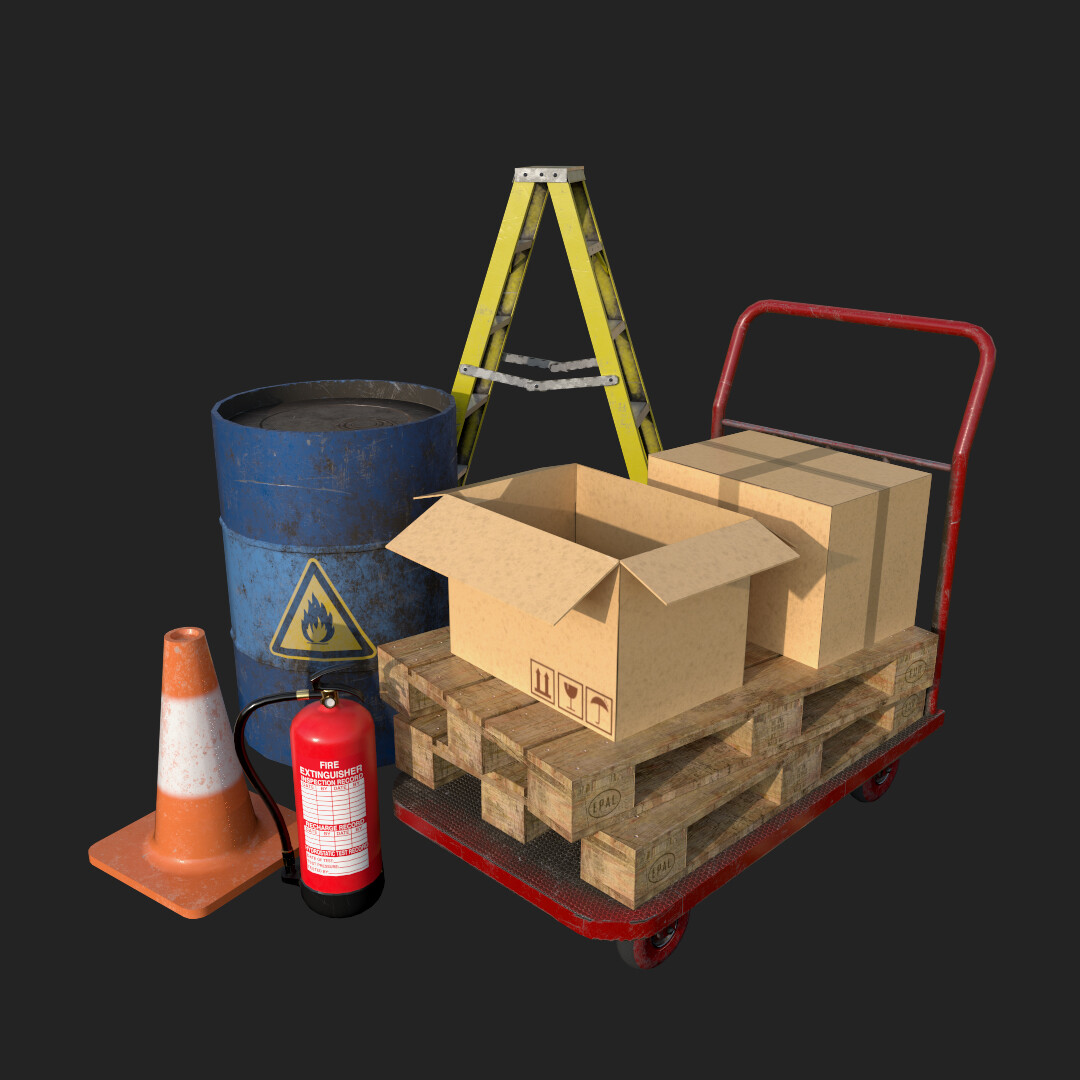ArtStation - Warehouse Props