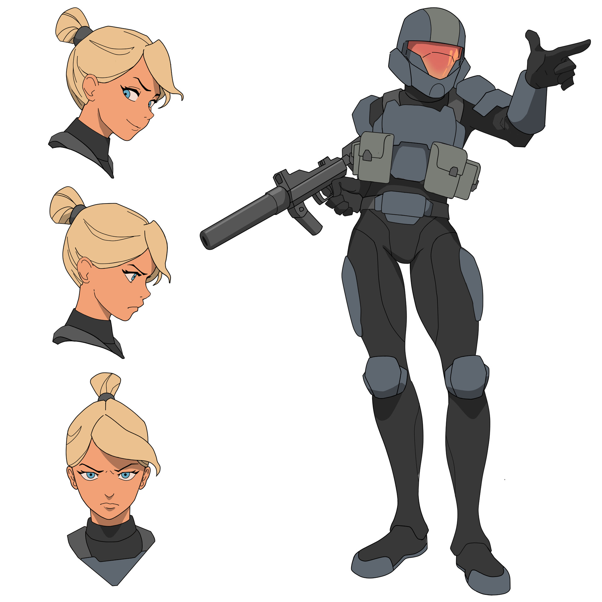 ArtStation - Animated Halo ODST