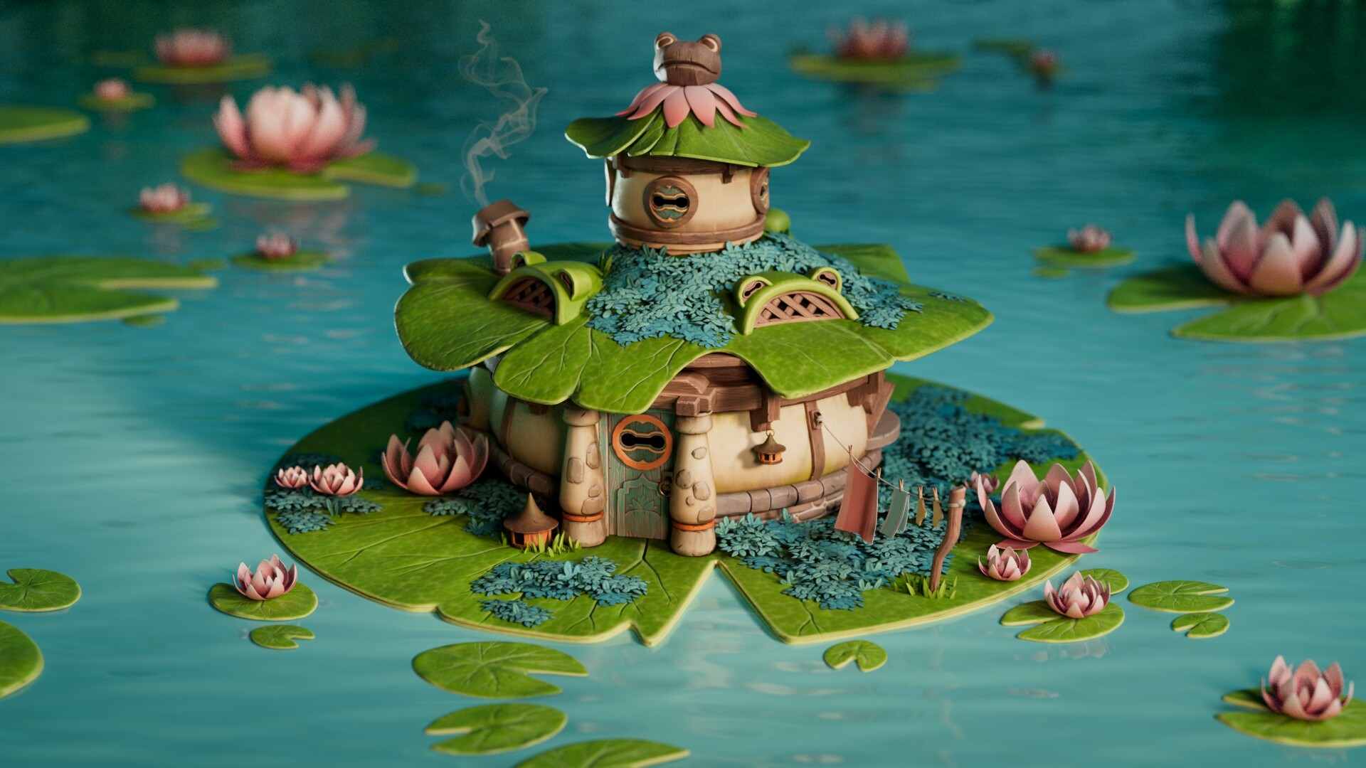 ArtStation - Frog House