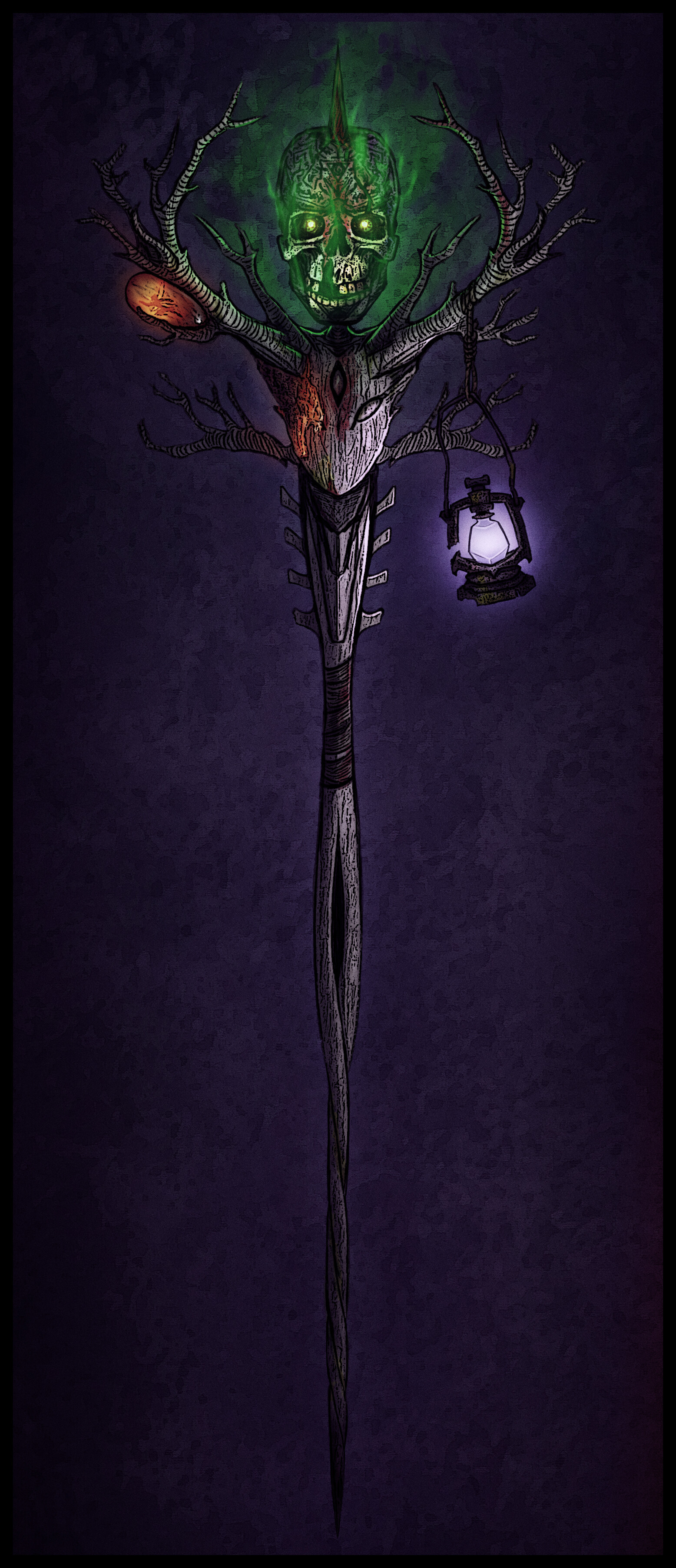 ArtStation - Necromancer Staff