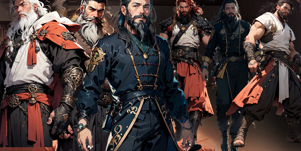 ArtStation - 245 Strong Stylish Uncle: Diverse Characters in 4K ...