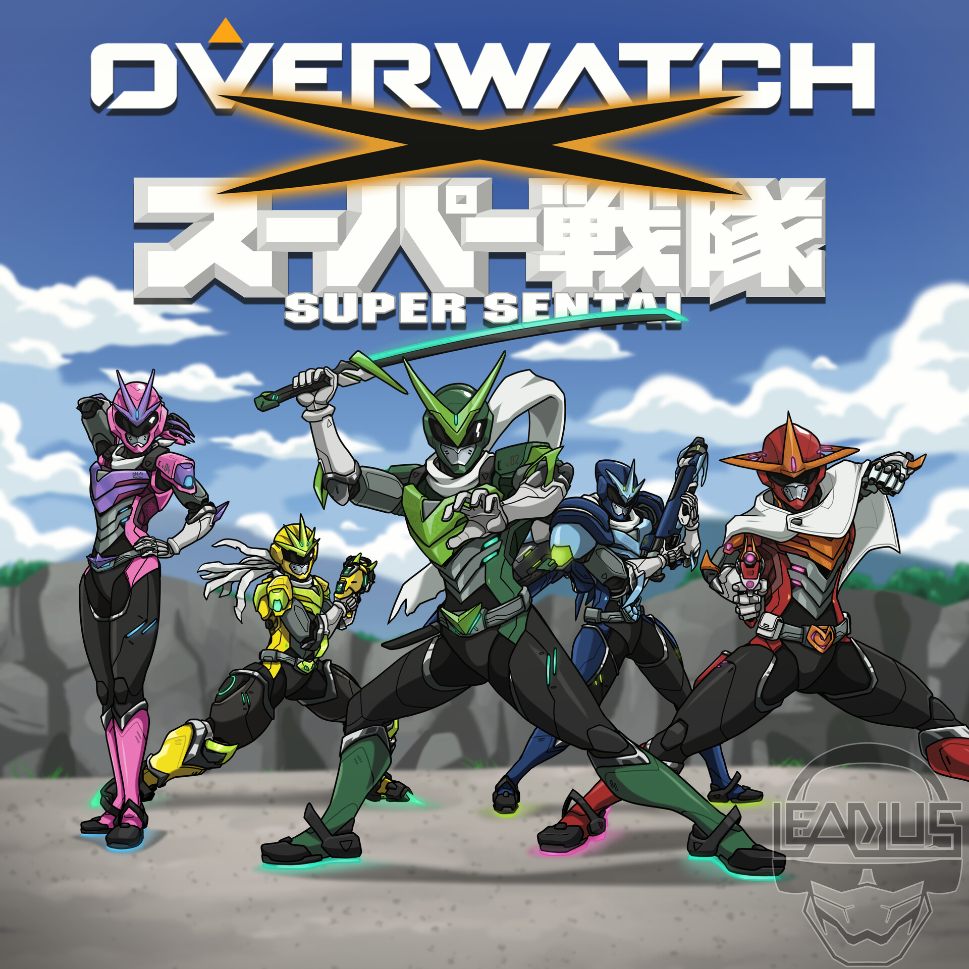 ArtStation - Overwatch X Sentai Skins - Concept Art