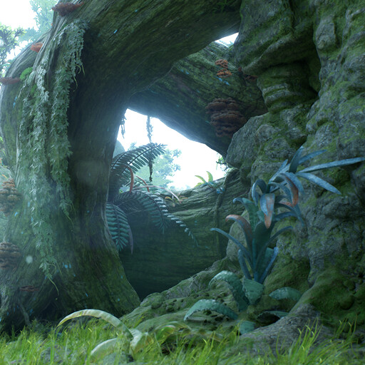 ArtStation - Sci-fi Jungle Biome - Breakdown - Unreal Engine 5