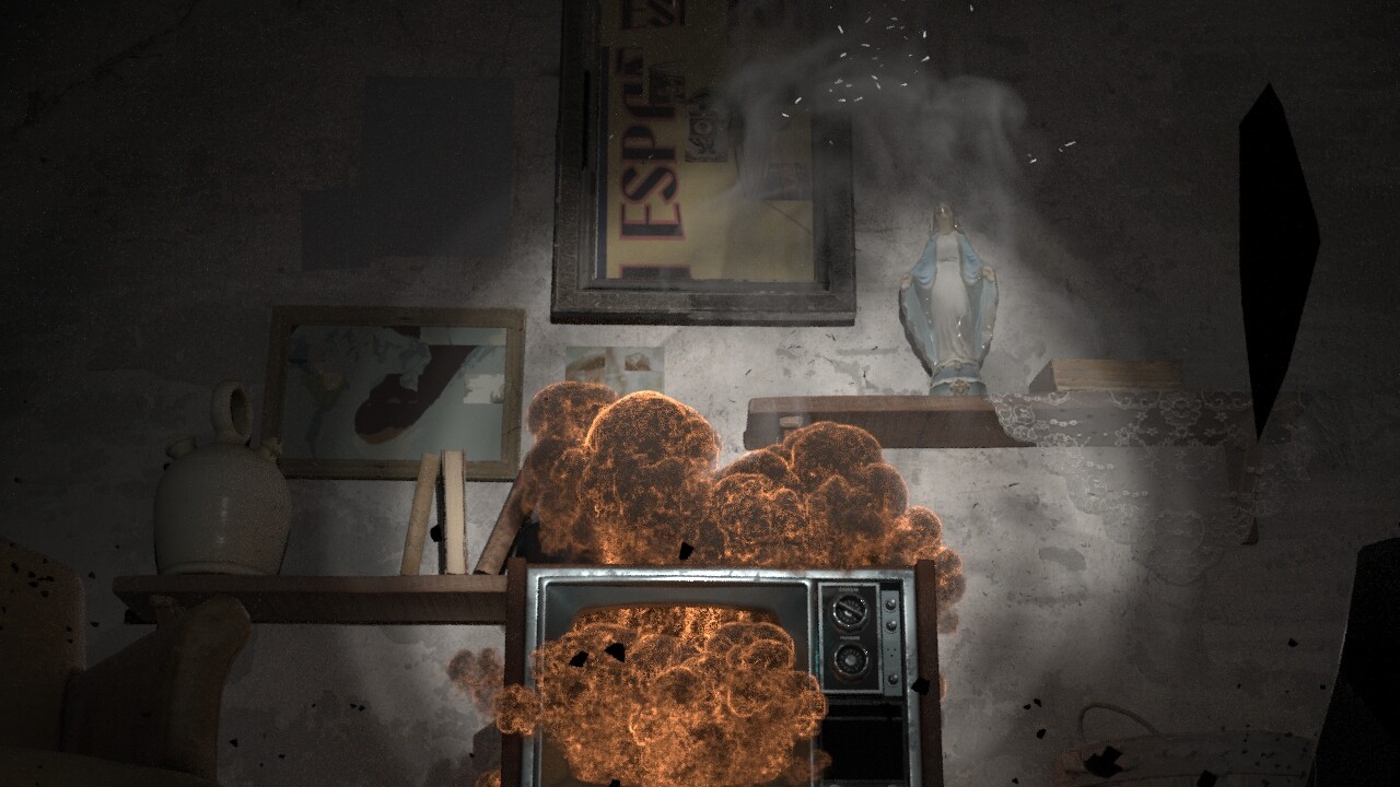 ArtStation - TV Explosion