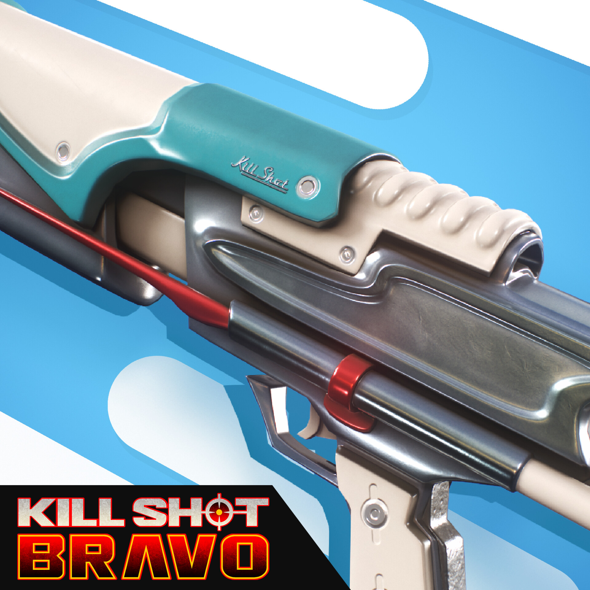 ArtStation - Kill Shot Bravo - Verill Retro Shock Assault Rifle