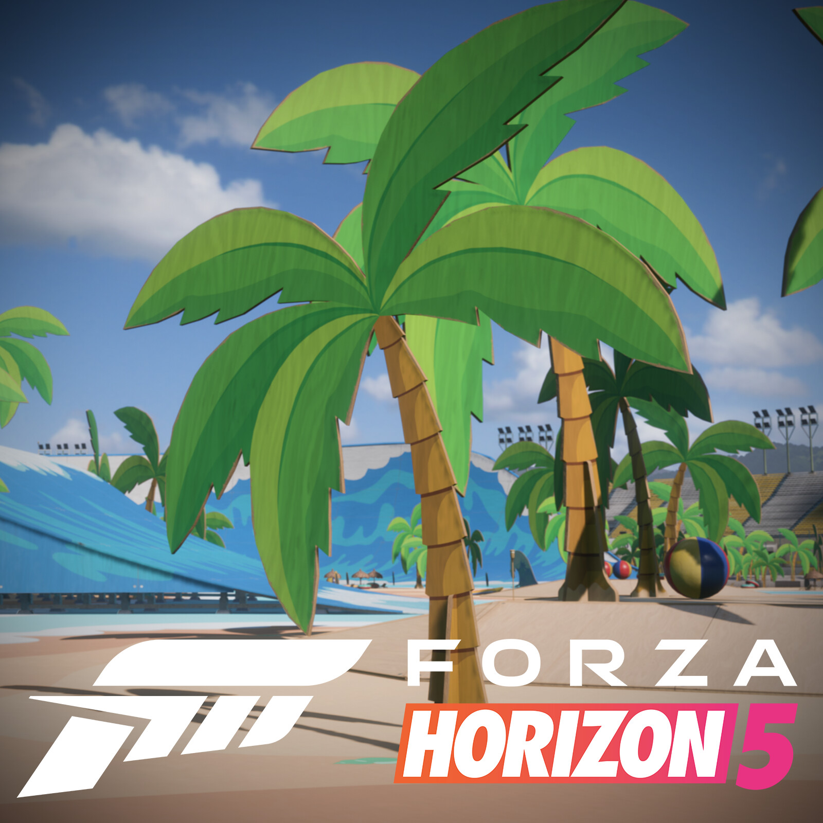 ArtStation - Forza Horizon 5 - Evolving World - Summer Party