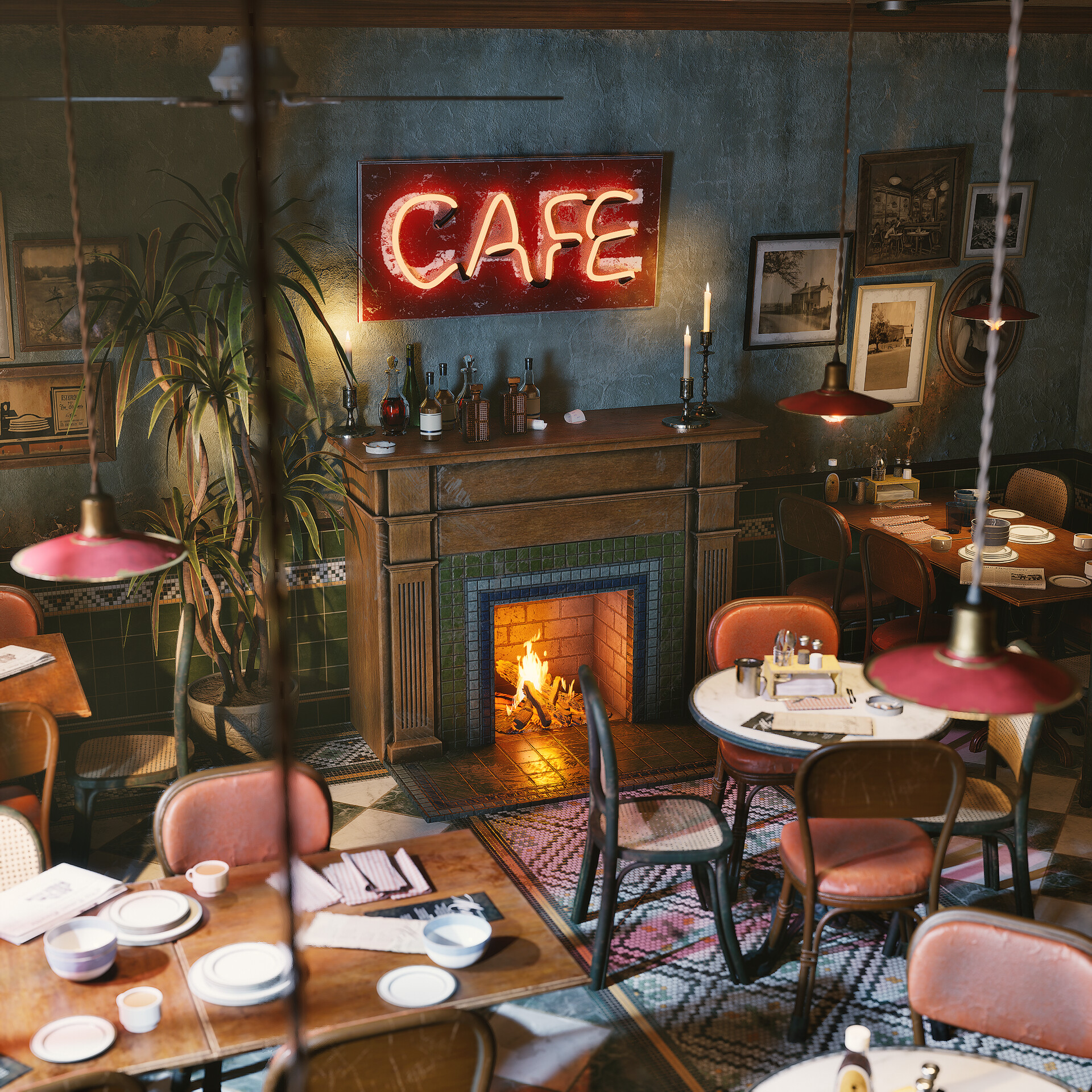 ArtStation - Vintage Cafe (UE5)