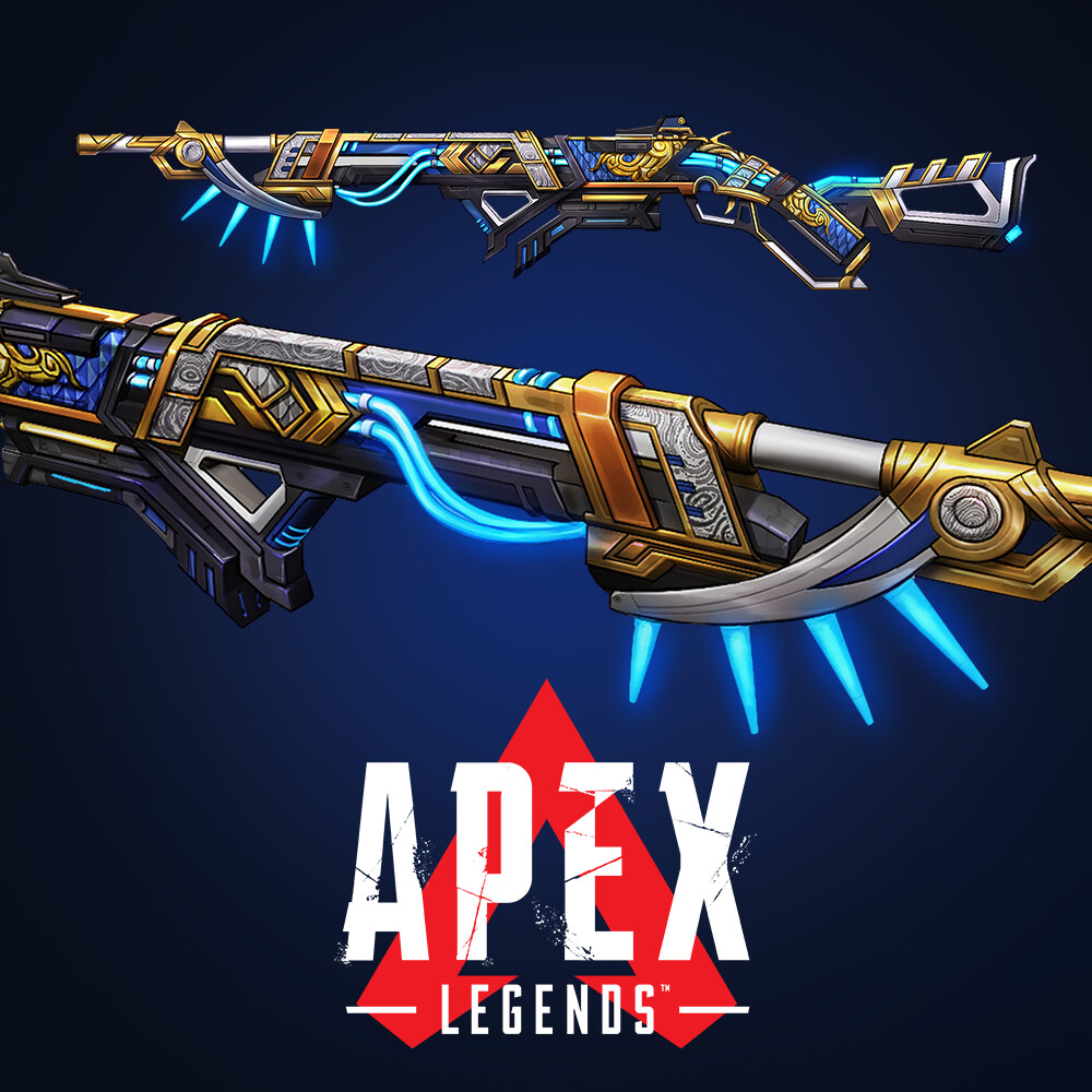 ArtStation - APEX Legends - Repeater 3030 - Cerulean Slayer Skin