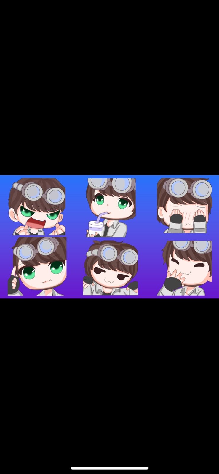 ArtStation - 2D Emotes for my Hun OC