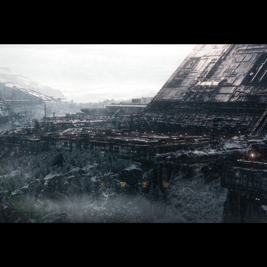 ArtStation - Snow Fortress - Vray Full CGI