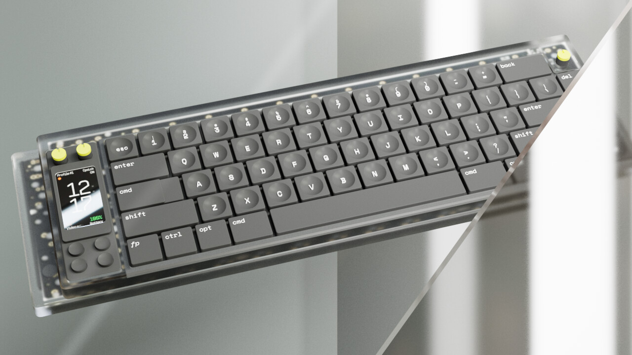 ArtStation - Work Louder Nomad [e] | Keyboard Visualisation Motion Design