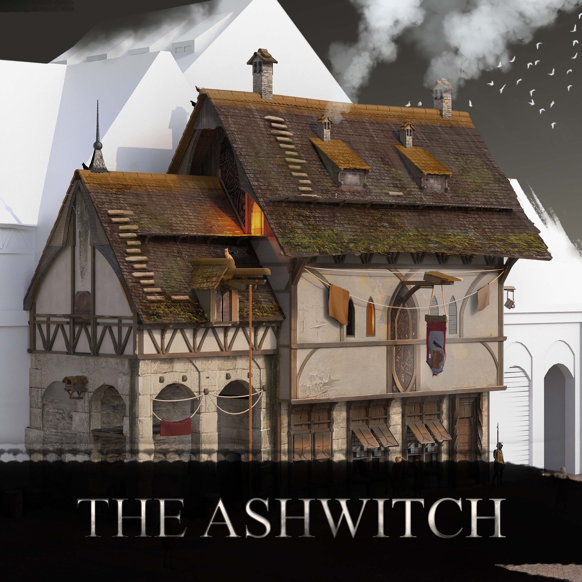 ArtStation - The Ashwitch - The drunken Bird