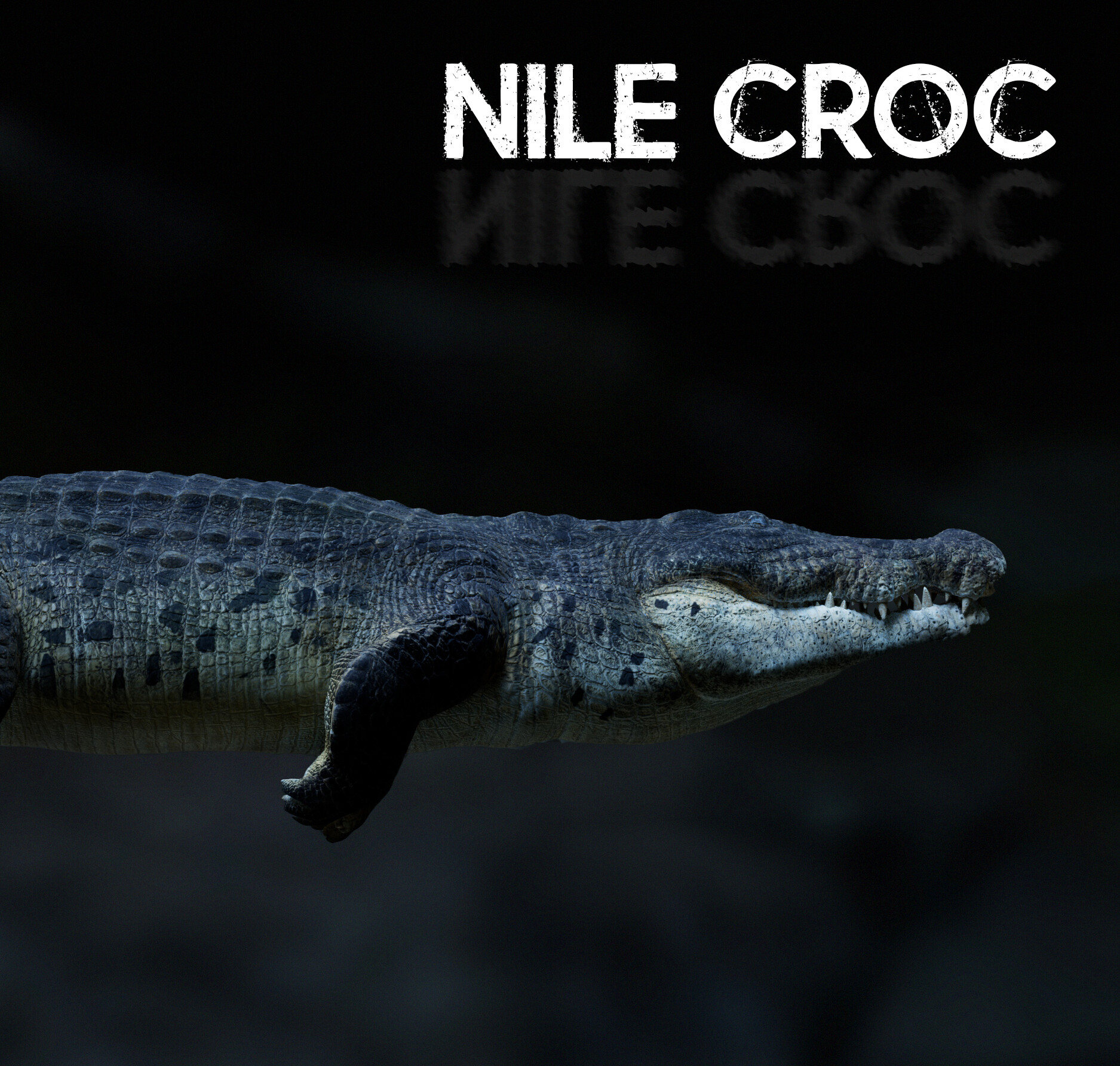 ArtStation - Nile crocodile