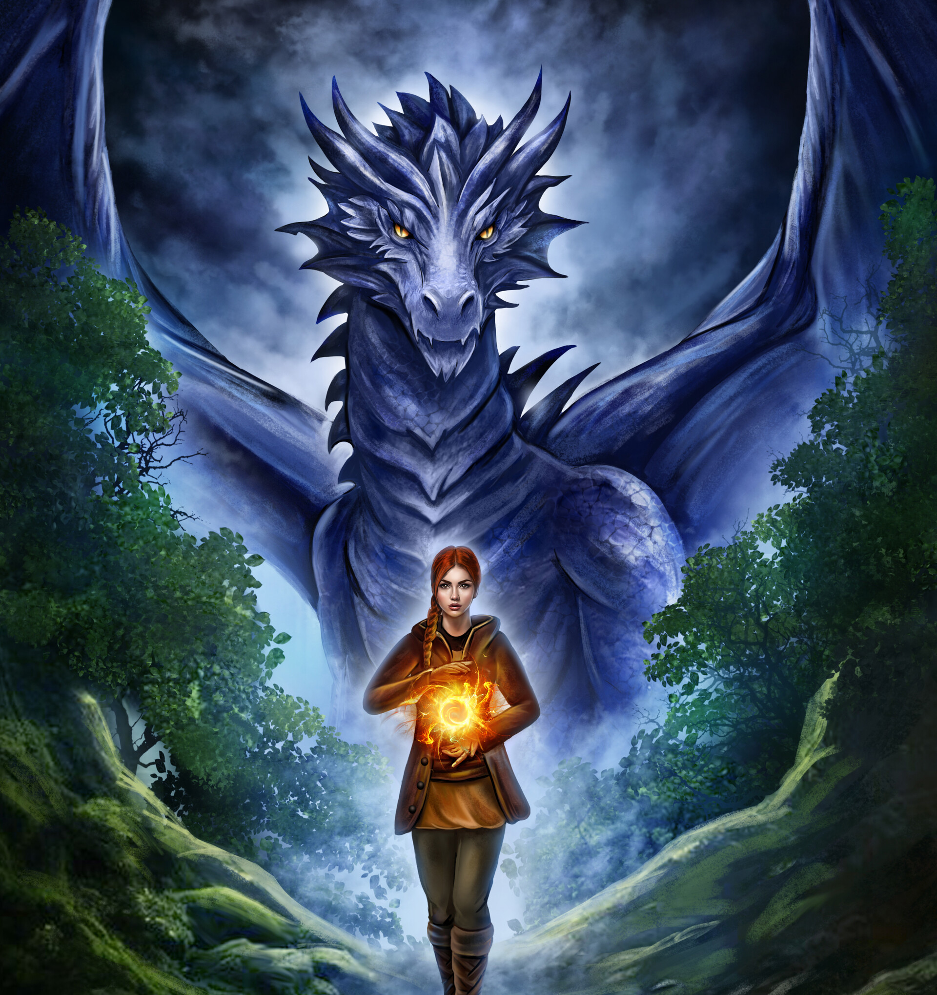 ArtStation - Blue Dragon