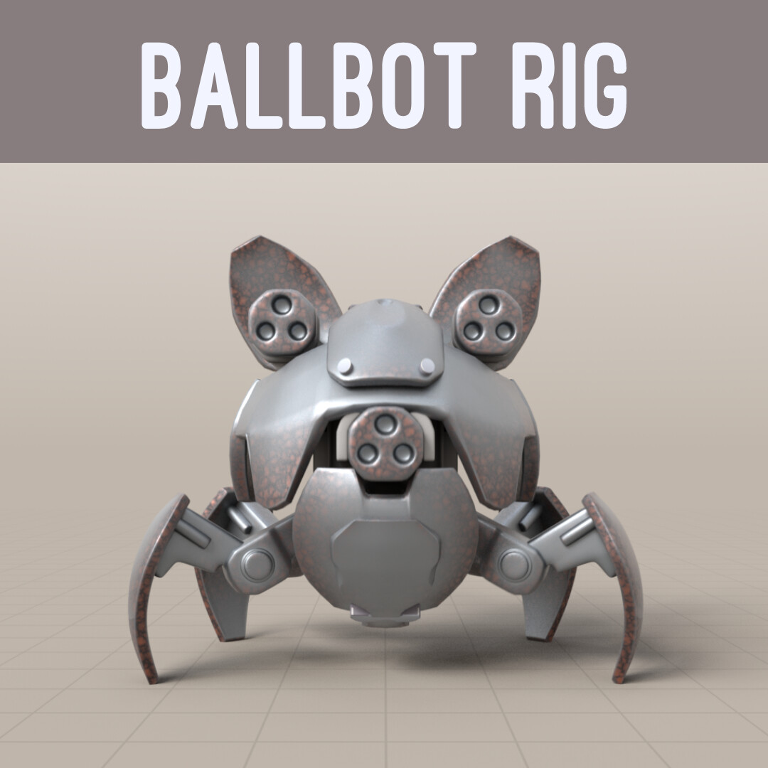 ArtStation - Ballbot Rig