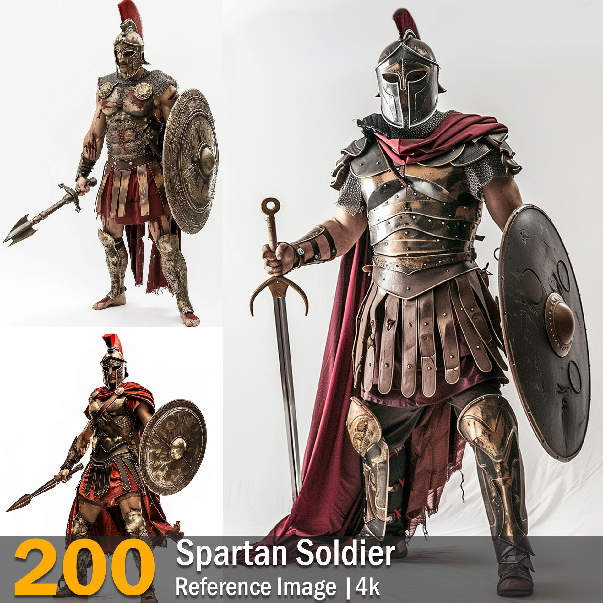 ArtStation - Spartan Soldier | Reference Images | 4K