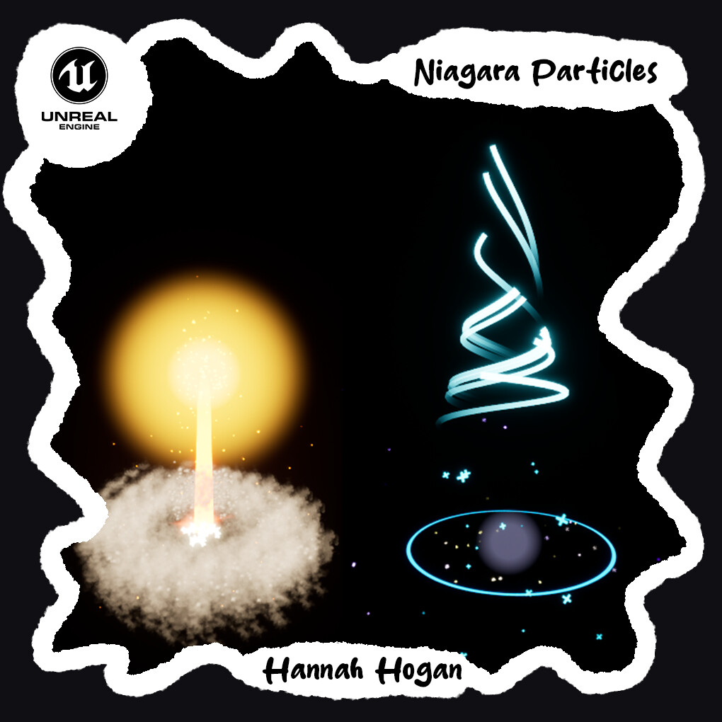 ArtStation - Niagara Particle System Sun and Moon Effects