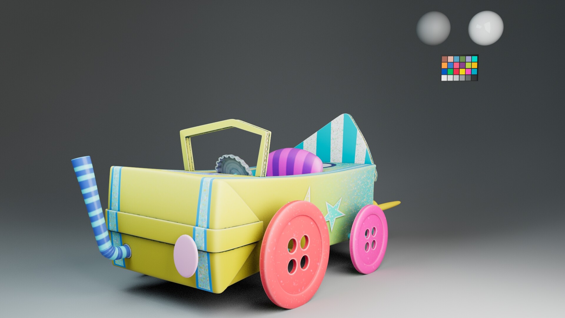 ArtStation - Cartoon car 01