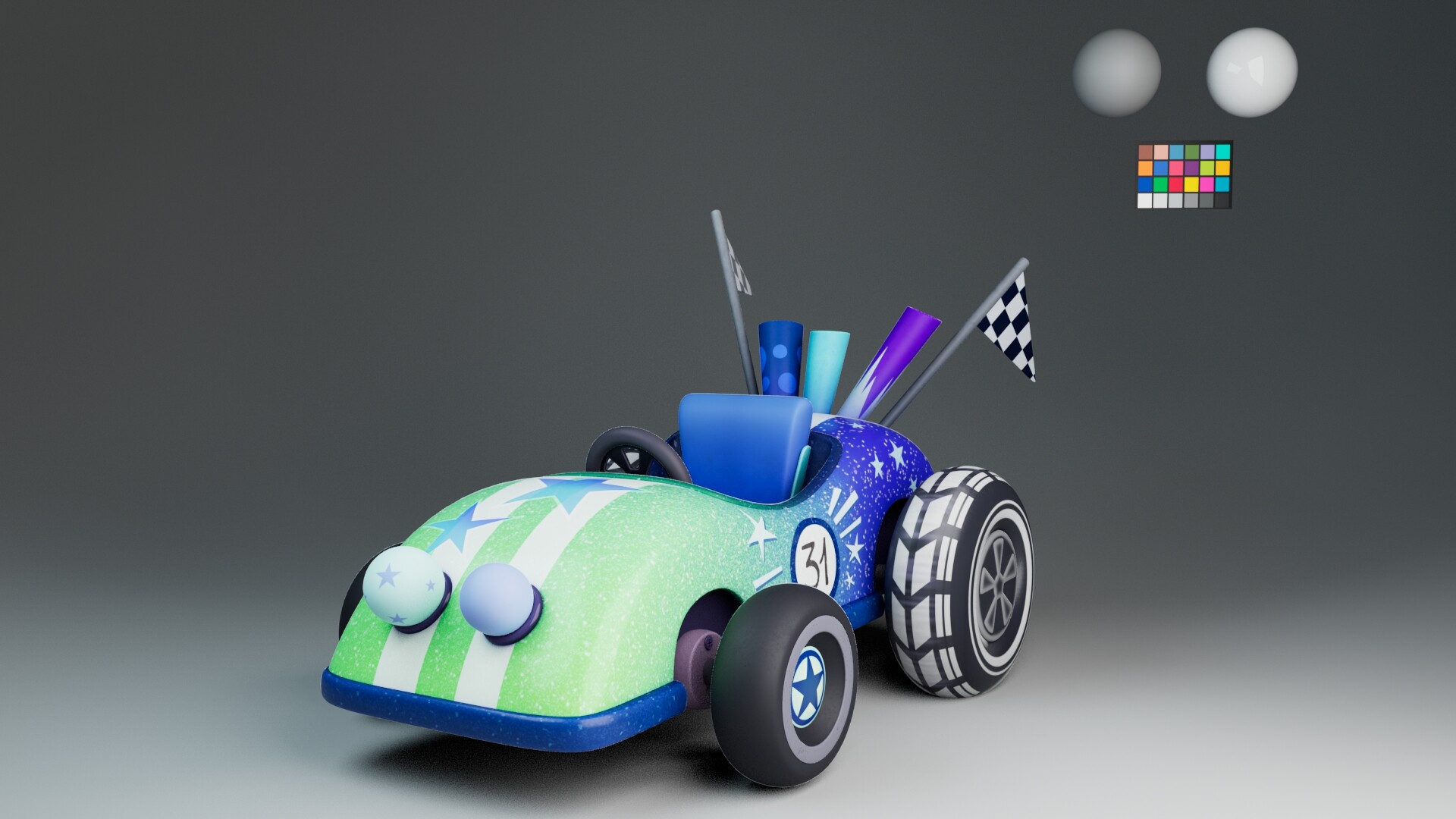 ArtStation - Cartoon car 03