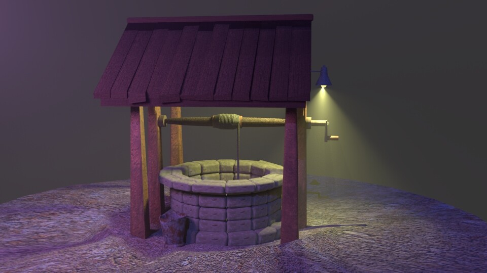 ArtStation - Old Water-Well 3D