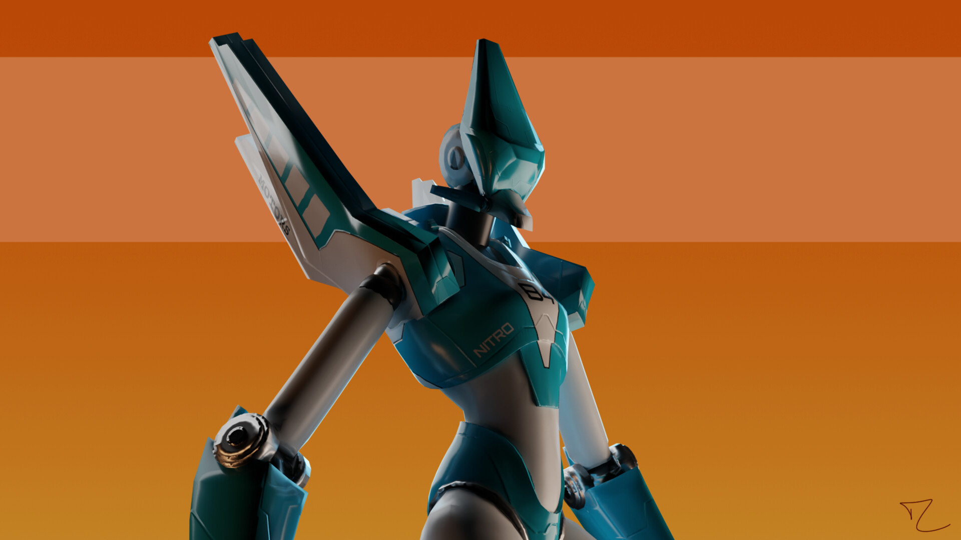 ArtStation - Racing Mecha