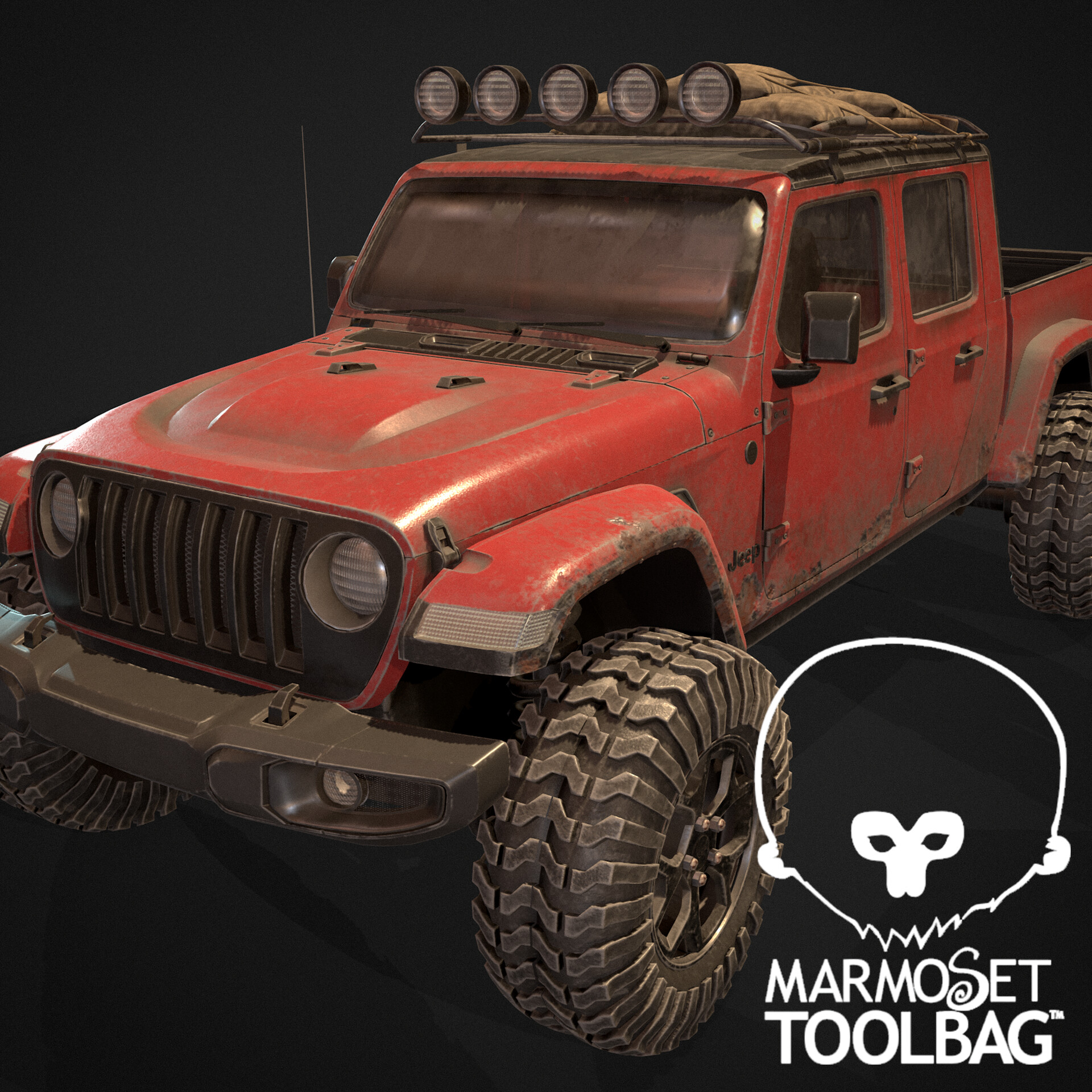 ArtStation - Jeep Gladiator