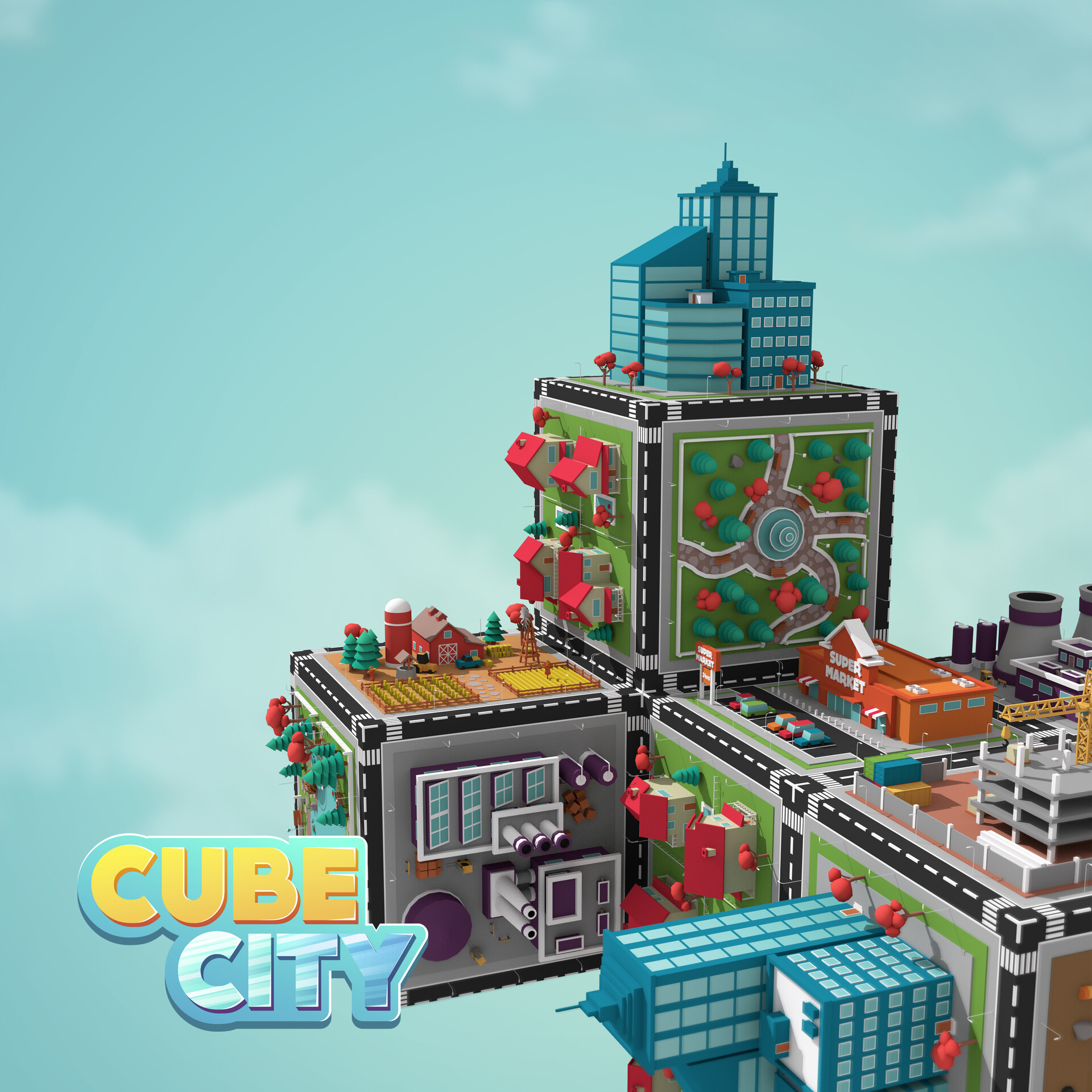 ArtStation - Cube City