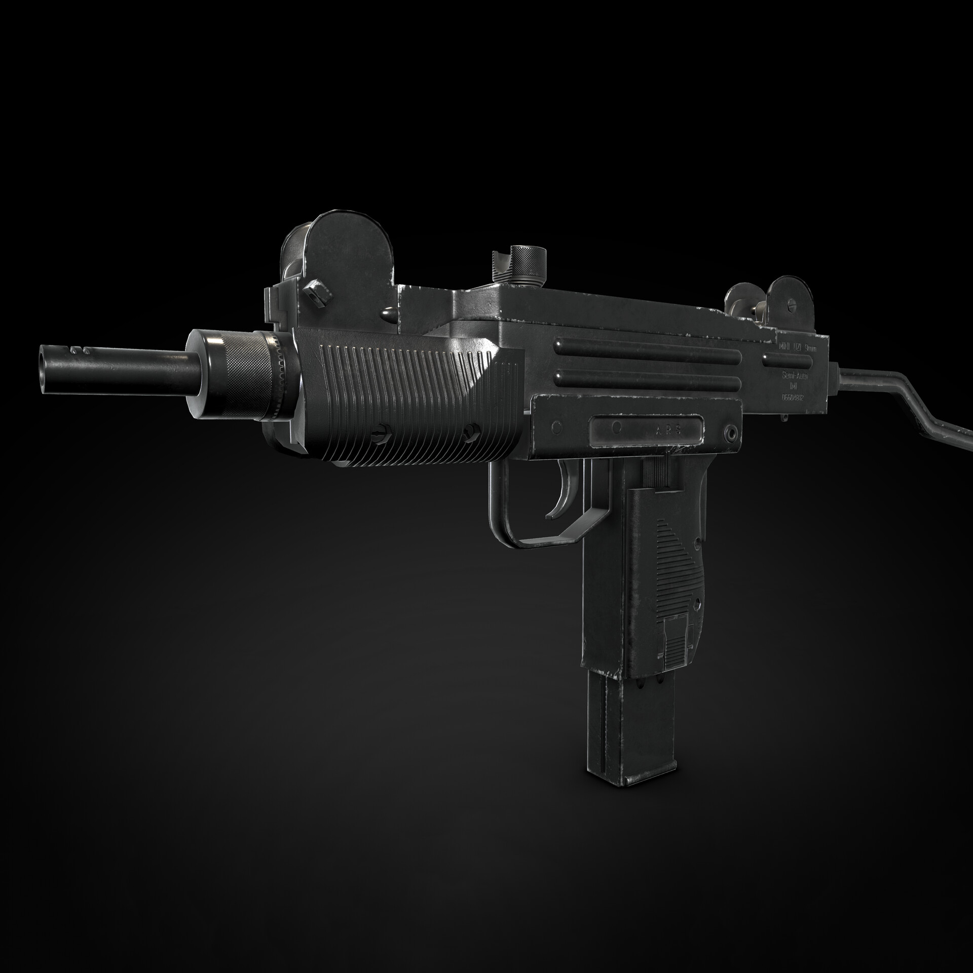 ArtStation - IMI Mini Uzi - UZM