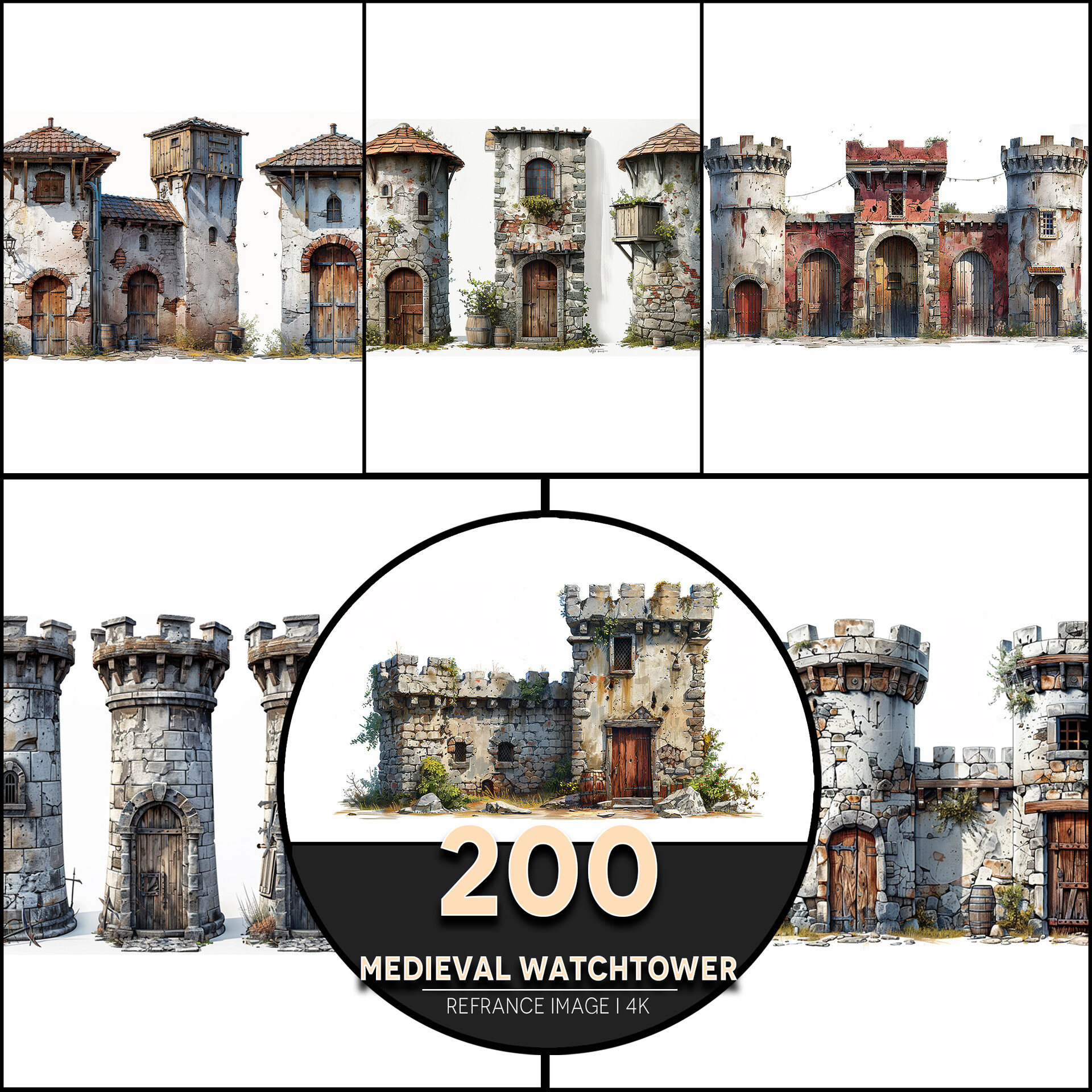 ArtStation - Medieval Watchtower 4K Reference/Concept Images