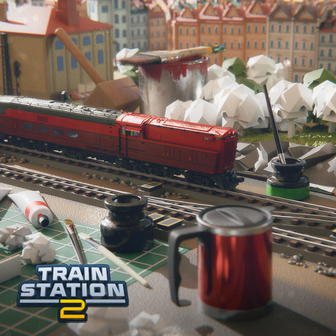 ArtStation - Trainstation 2 Keyart