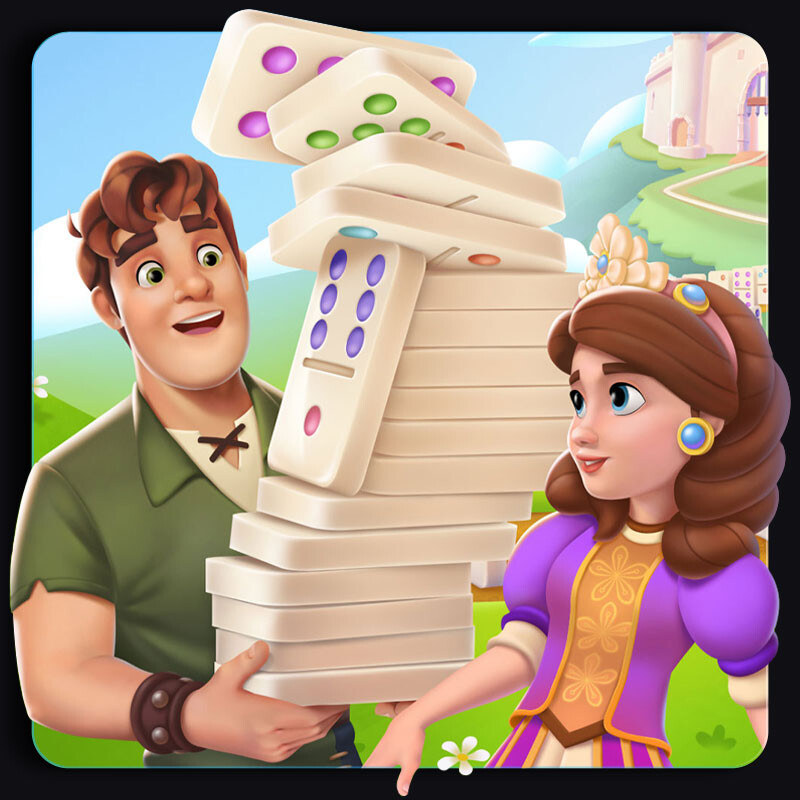 ArtStation - Domino Adventure - Splash Screen Art