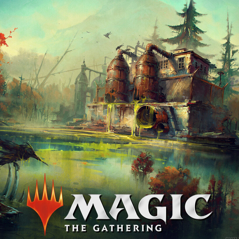 ArtStation - MTG: Ferrous Lake